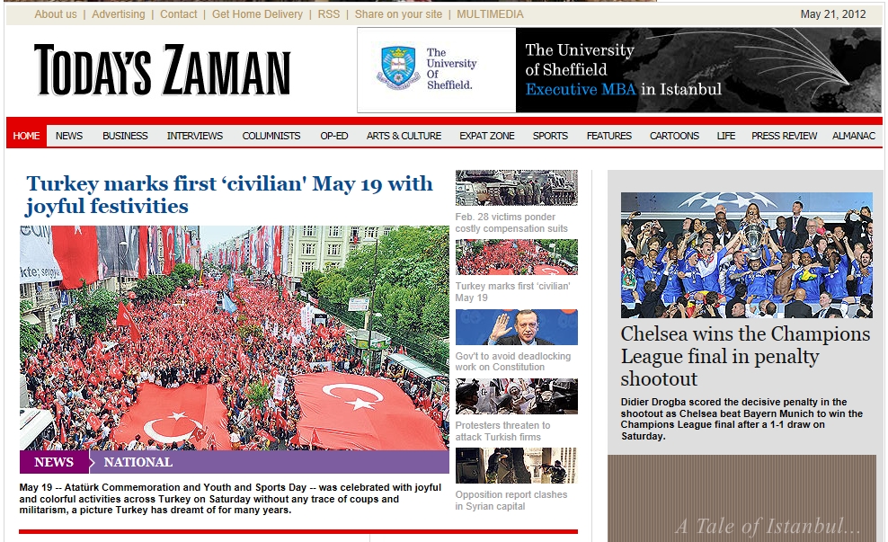 Major news in Turkey on May 21 - THE AsiaN