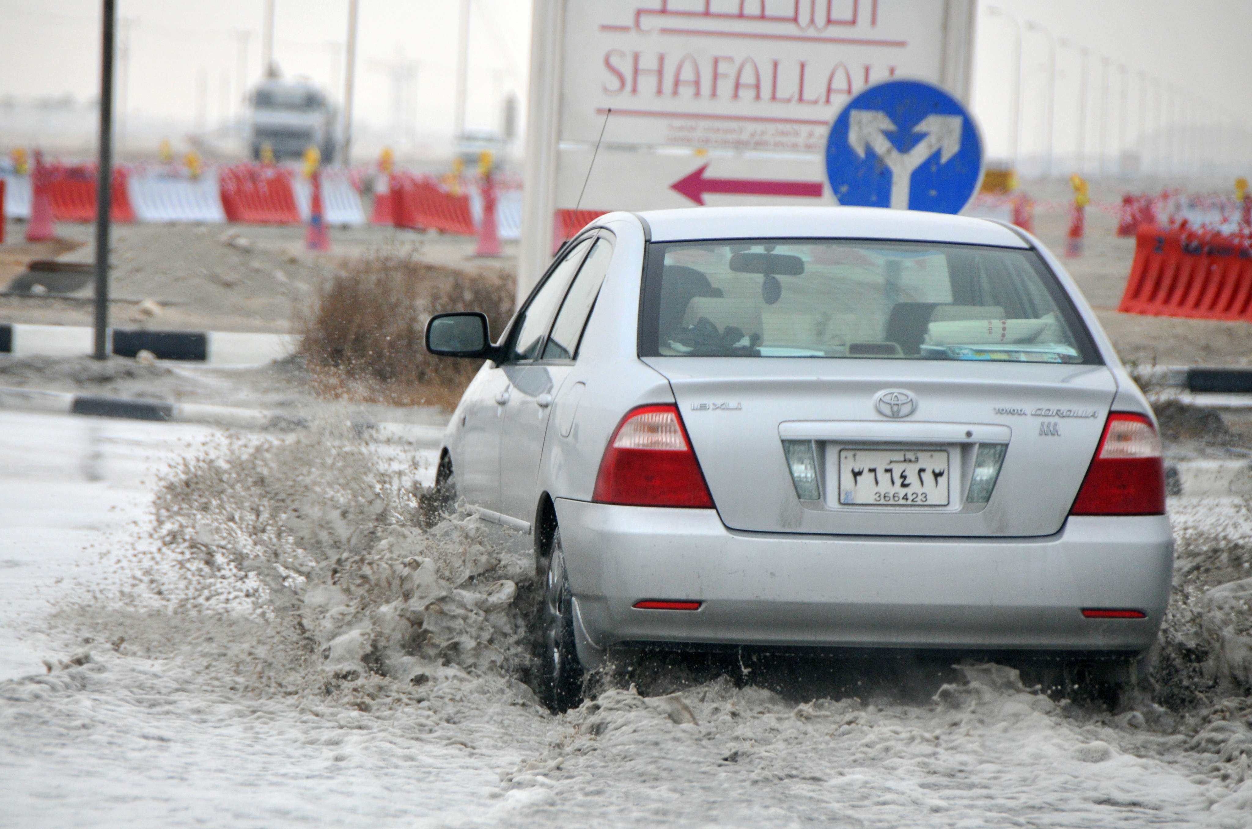 Flooding brings Qatar to a near standstill - THE AsiaN