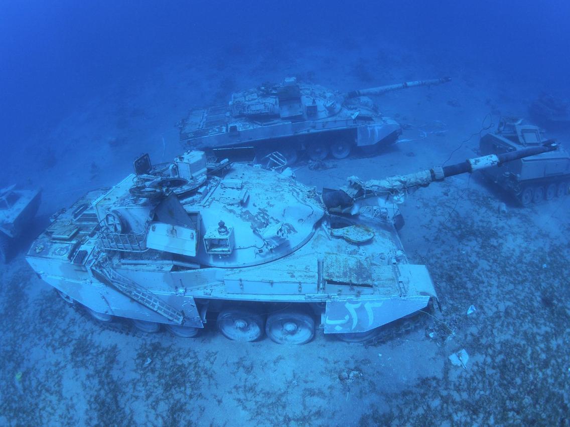 Jordan sinks military vehicles in Aqaba for underwater museum - THE AsiaN